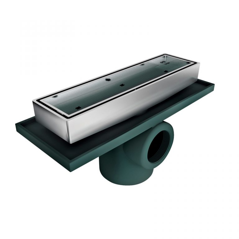 Coladera Rectangular de 1 Boca Desagüe de Contorno Rectangular para ...