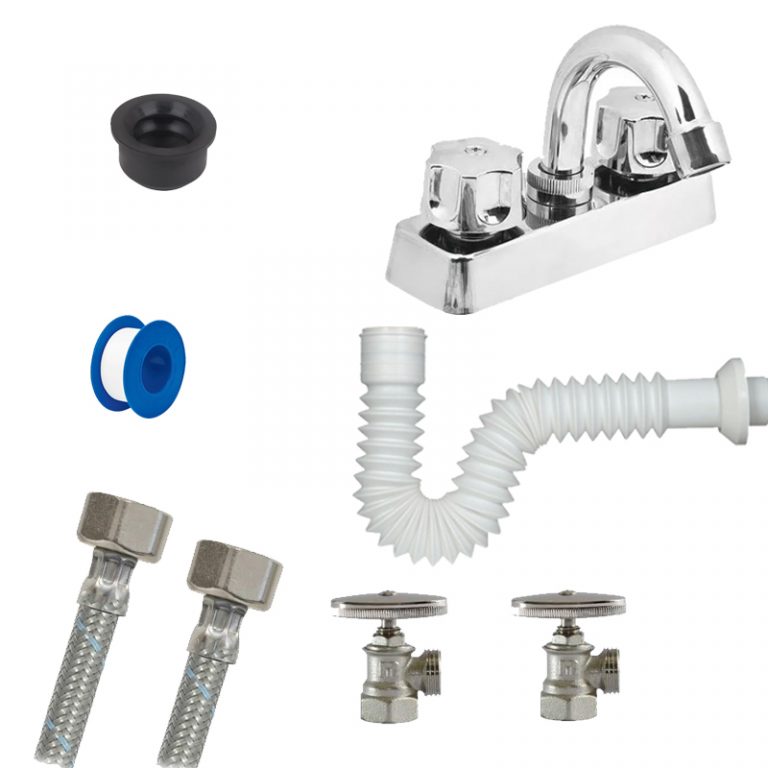 Cespol de Bote para Lavabo Incluye Contra de Push con Rebosadero 2218A ...