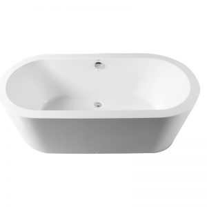 Tina Rectangular Blanca Sencilla TH-002 Tecnobath – Bricomark