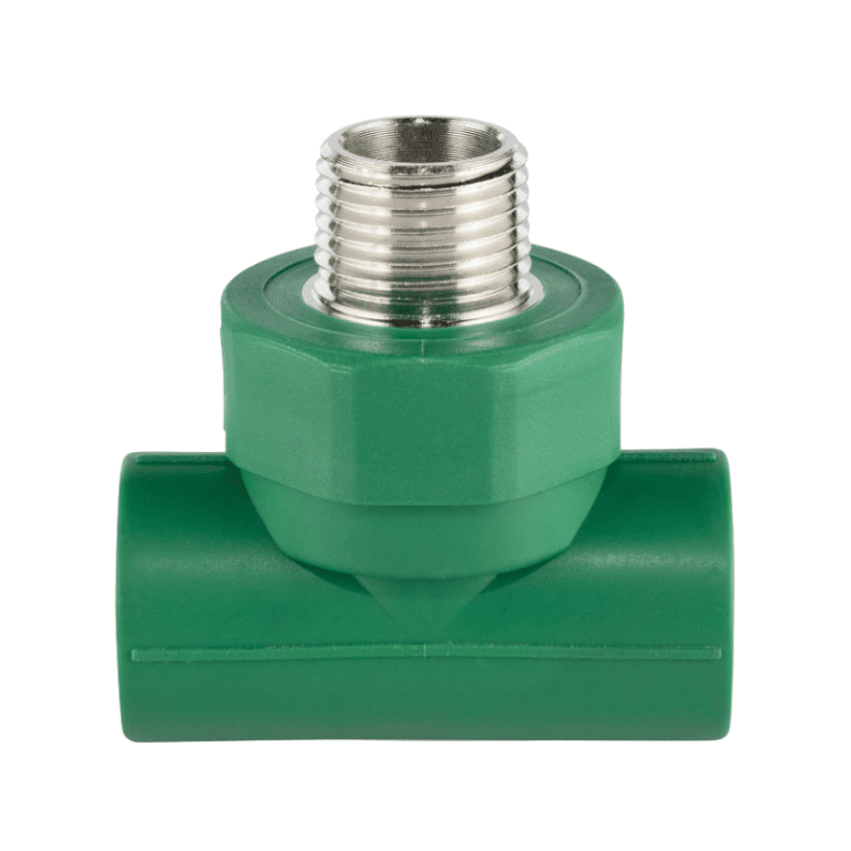 Tee de PPR Rosca Central Macho 20 mm x 1/2″ – Bricomark