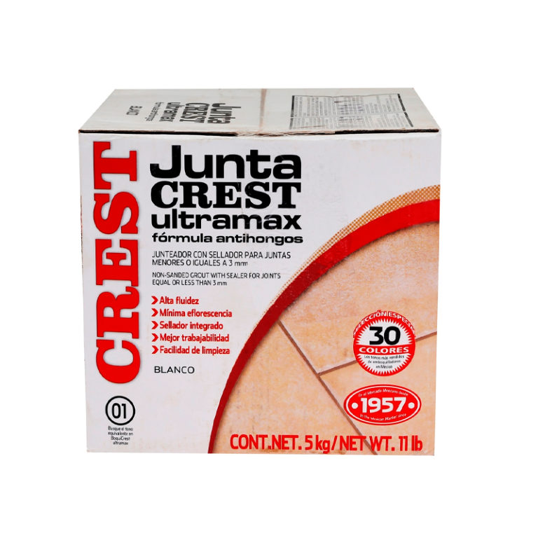 Junta Crest Ultramax Champagne 5 Kg – Bricomark