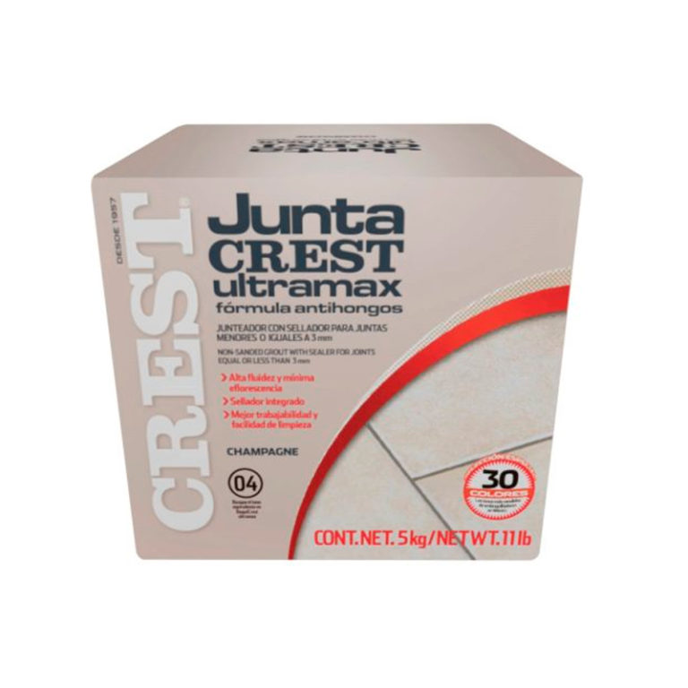 Junta Crest Ultramax Blanco 5 Kg – Bricomark