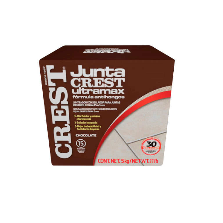 Junta Crest Ultramax Chocolate 5 Kg – Bricomark