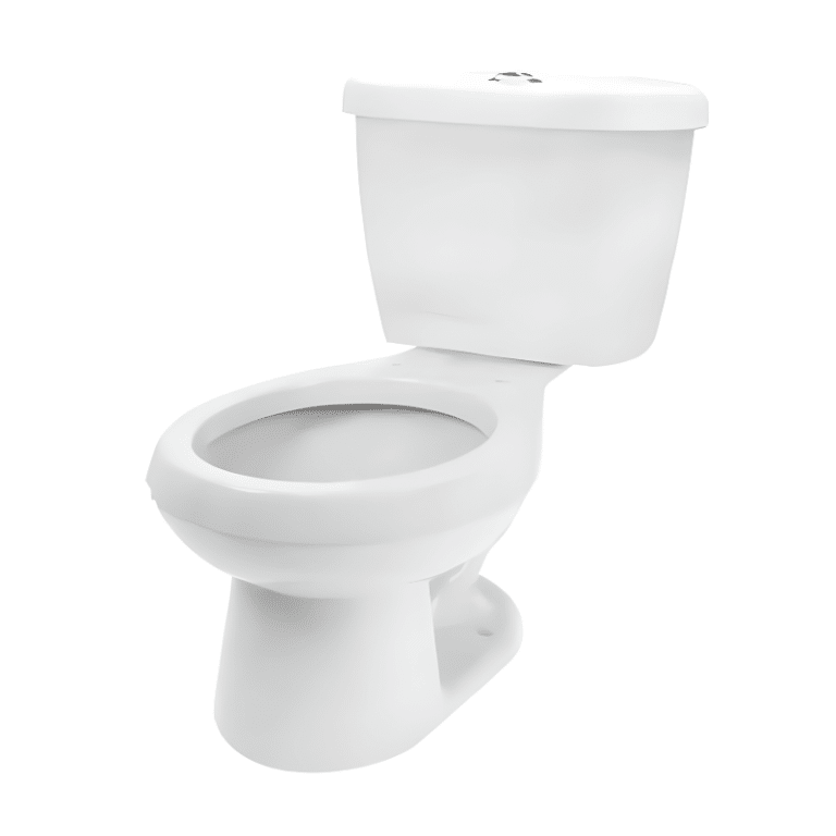 WC Redondo Botón Superior Premier Blanco Kisson – Bricomark