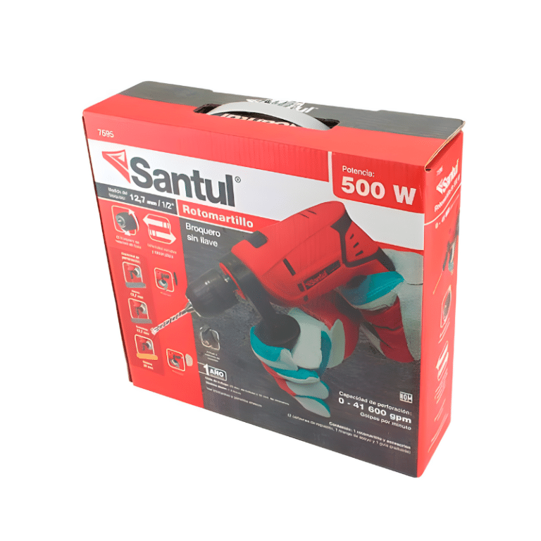 Rotomartillo de 1/2″ 500W Santul 7595 – Bricomark