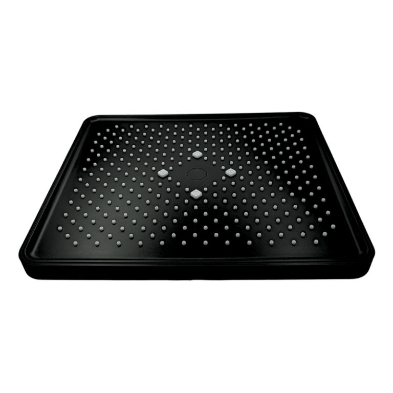 Regadera Rectangular 26X24cm Negro RT3001N – Bricomark